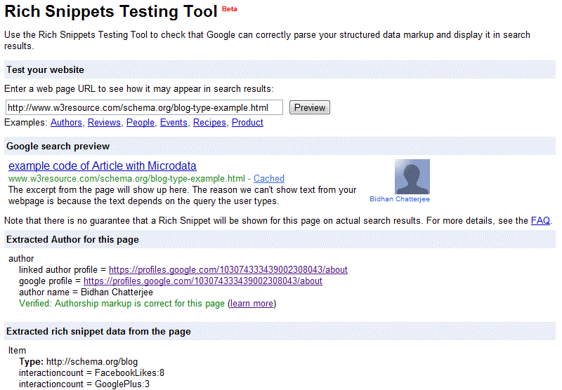 Blog - Schema.org tutorial | w3resource