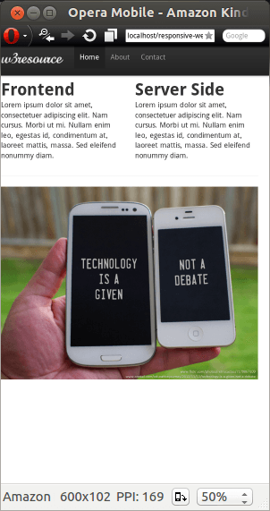 Responsive Web Design Tutorial - w3resource