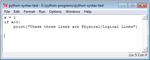 Python Syntax W3resource