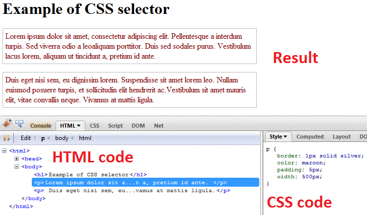 CSS Selectors CSS Tutorials W3resource