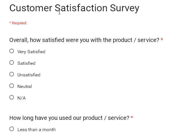 9 Customer Feedback Form Sample Excel Templates