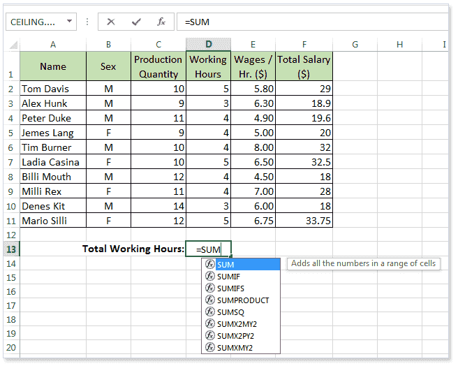 Excel 2013 Practice Exercises Pdf
